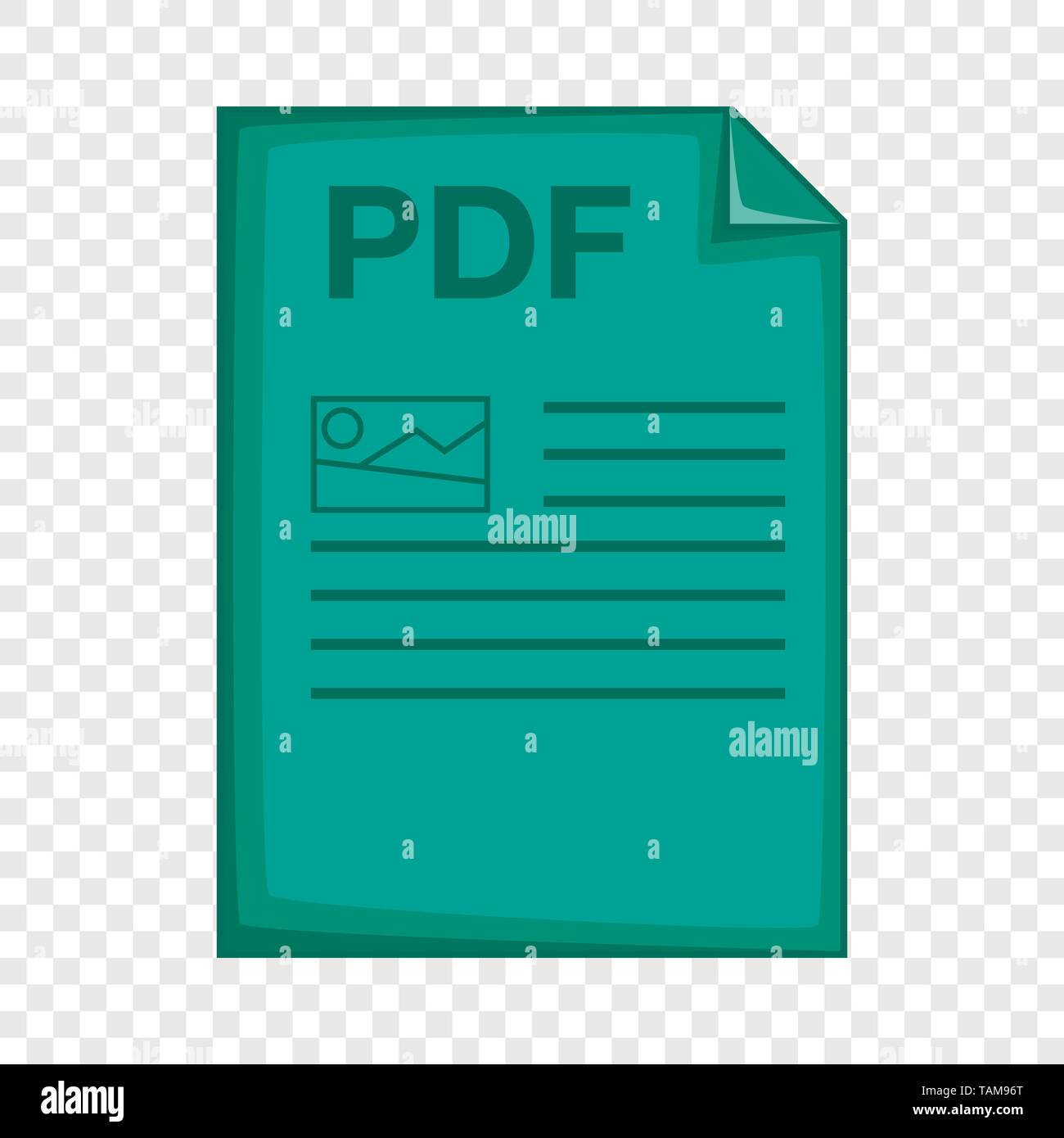 PDF file icon, cartoon style Stock Vector Image & Art - Alamy