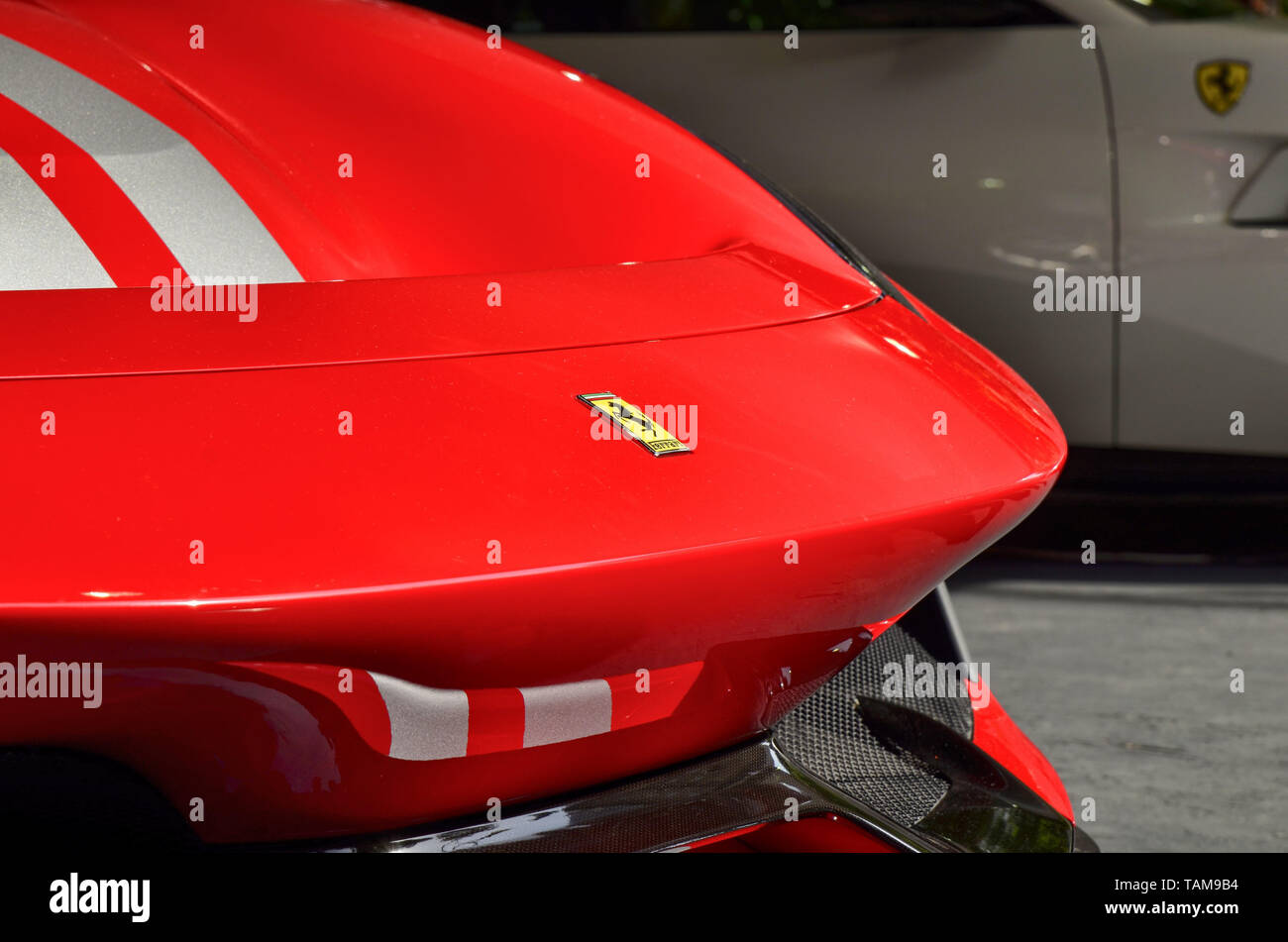 Turin, Piedmont, Italy. June 2018. At the Valentino park, the motor ...
