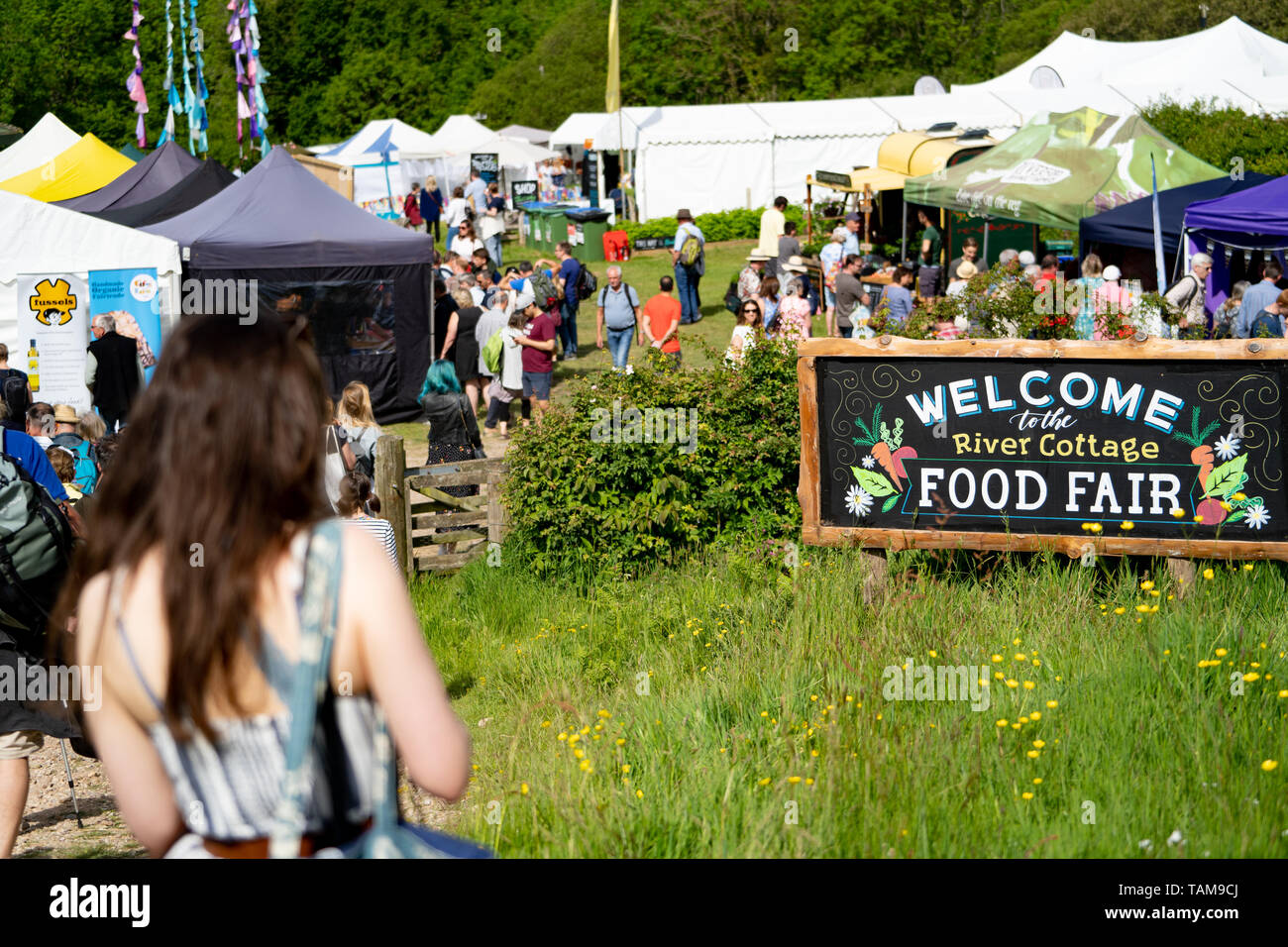 River Cottage Food Fair 2019. Park Farm, Axminster, Devon, UK Stock ...