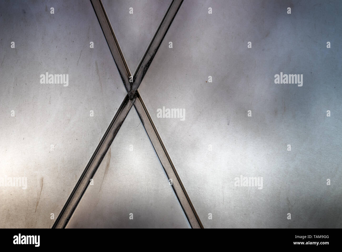 Steel metal repeating pattern texture of iron aluminum like materials ...