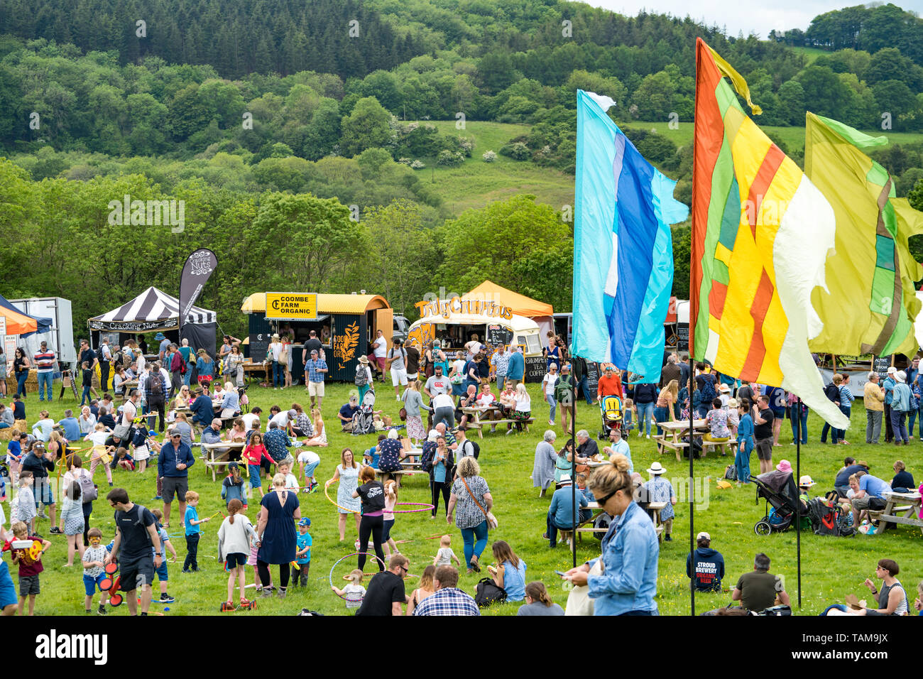 River Cottage Food Fair 2019. Park Farm, Axminster, Devon, UK Stock ...