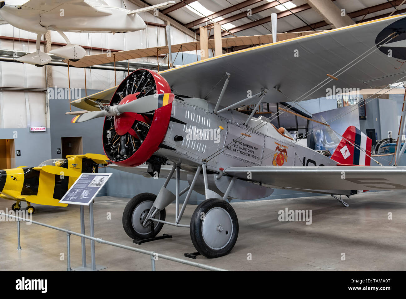 Curtiss F6C Hawk (Marines) at Pima Air & Space Museum in Tucson ...