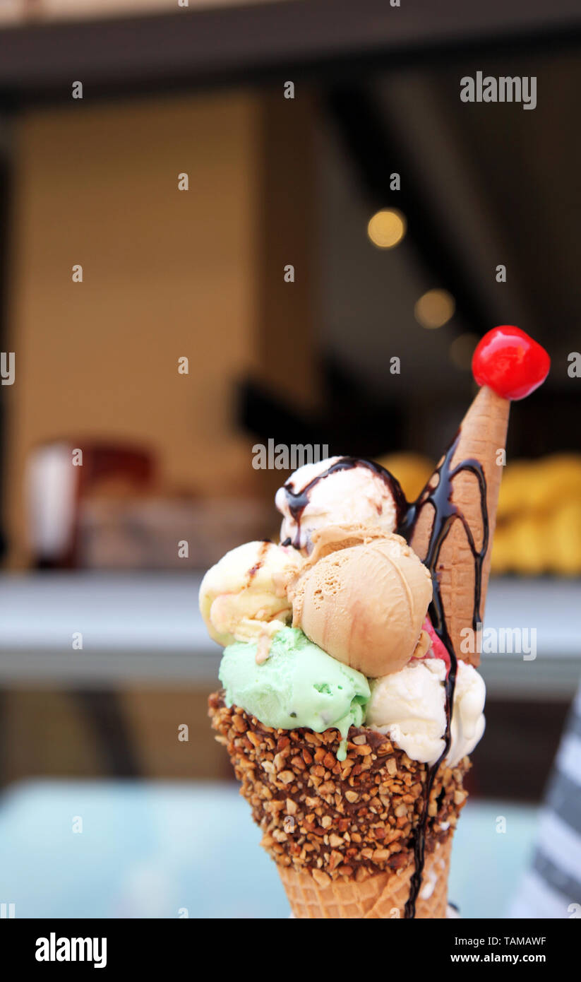 Icecream Cornet High Resolution Stock Photography and Images - Alamy