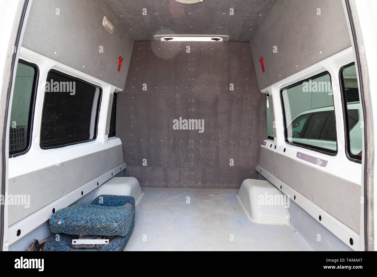 Empty freight compartment truck hi-res stock photography and images - Alamy