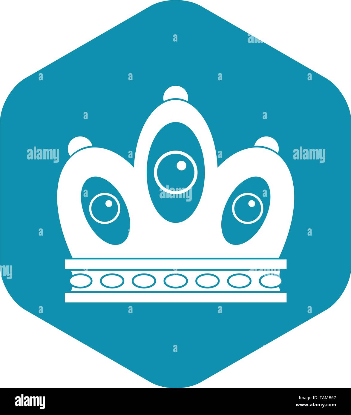 Queen crown icon, simple style Stock Vector Image & Art - Alamy