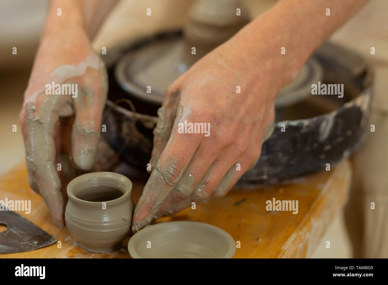 Finished clay pot in hi-res stock photography and images - Alamy
