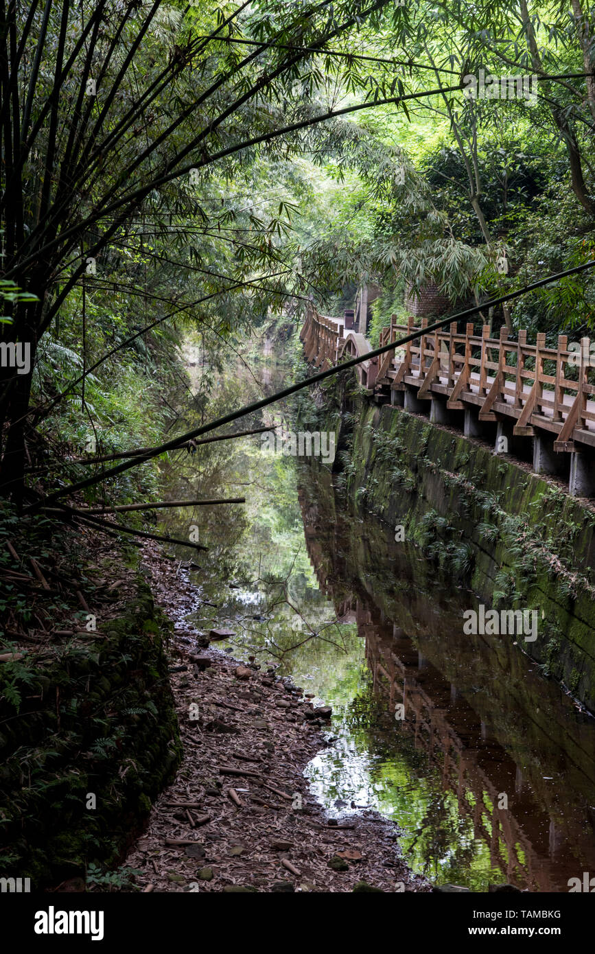 Chengdu, Kuan Zhai Xiang Zi historic city. Sichuan, China Stock Photo ...
