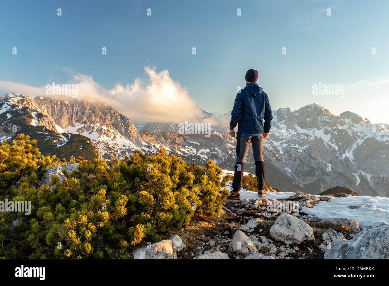 Early in the morning up in the mountains hi-res stock photography and ...