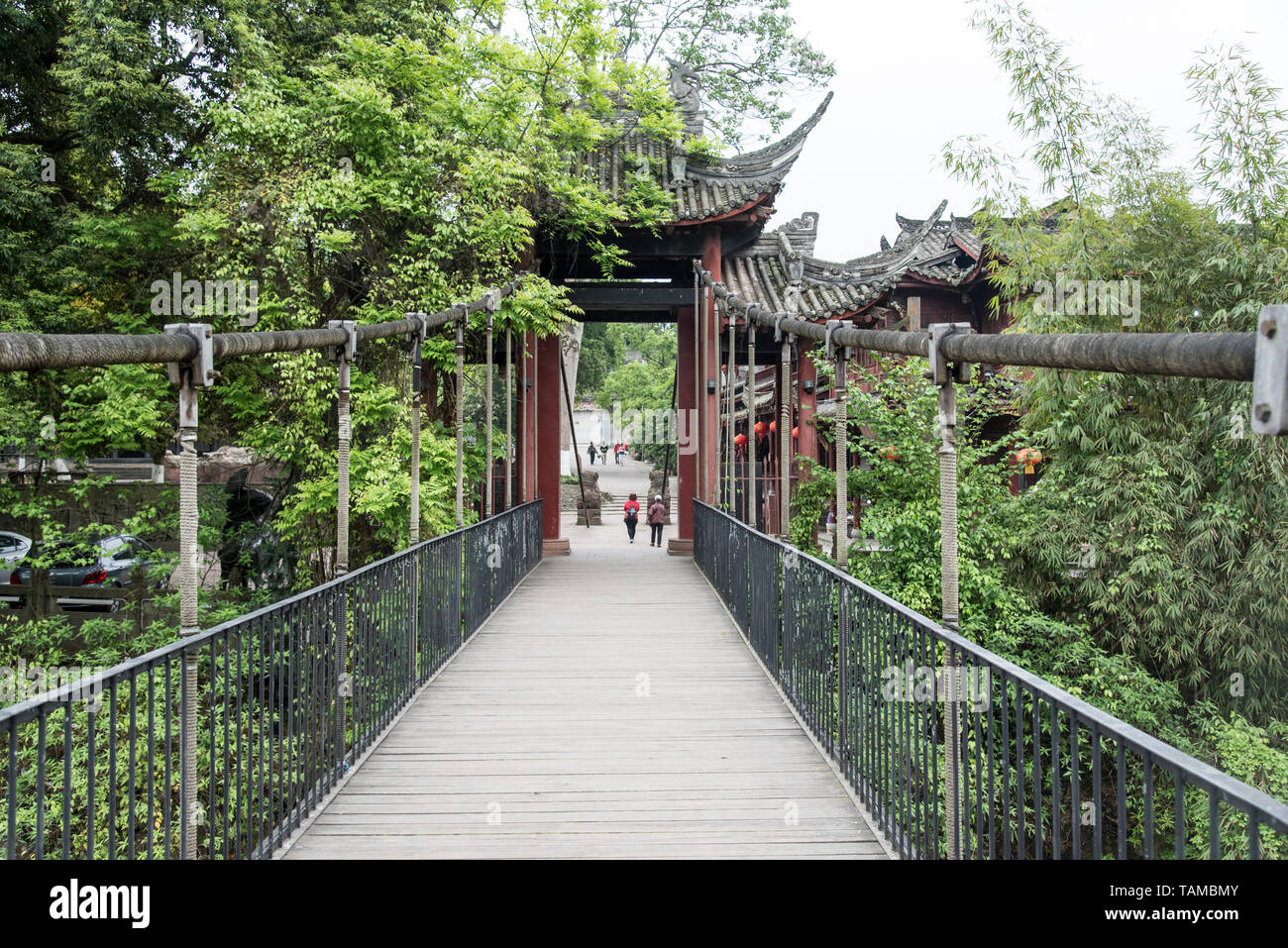 Chengdu, Kuan Zhai Xiang Zi historic city. Sichuan, China Stock Photo ...