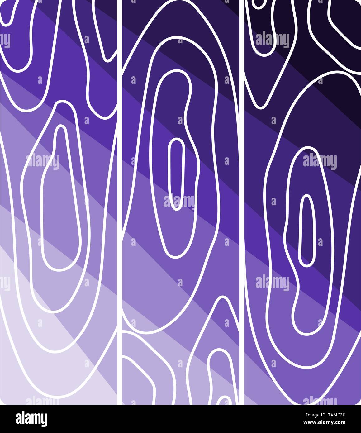 Icon Of Parquet Plank Pattern. Flat Color Ladder Design. Vector ...