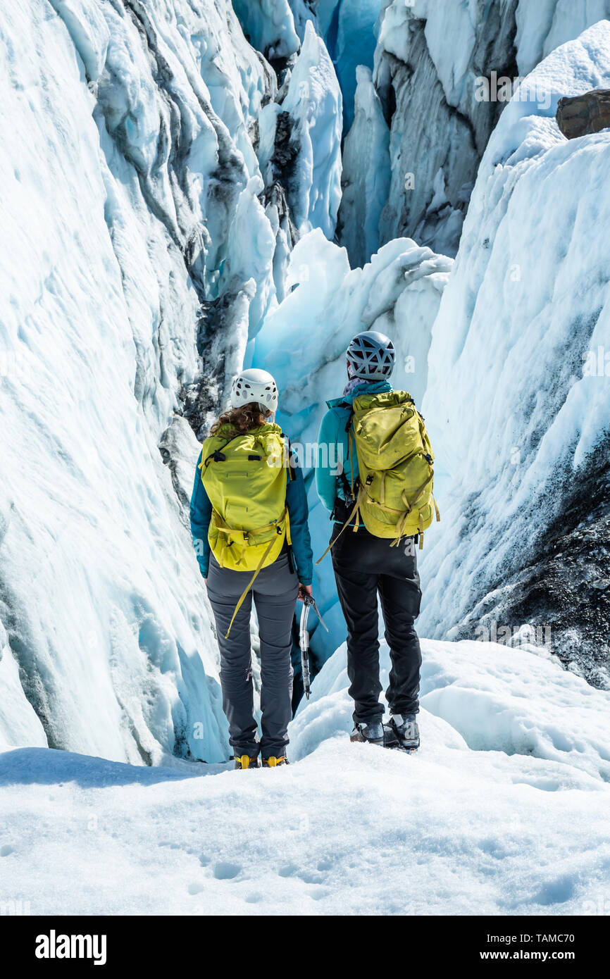 Icefall in the matanuska glacier hi-res stock photography and images ...