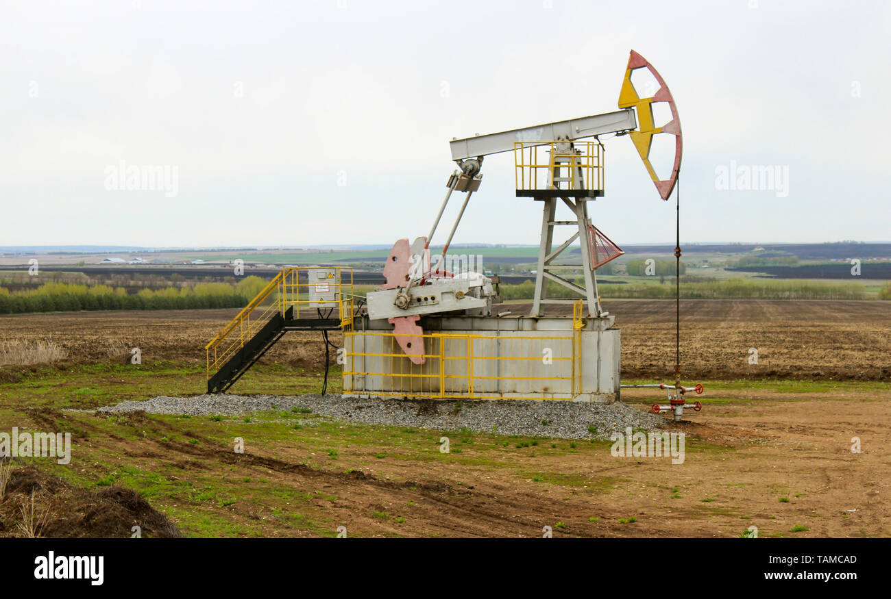 Oil Gas Facility In Rural High Resolution Stock Photography and Images ...