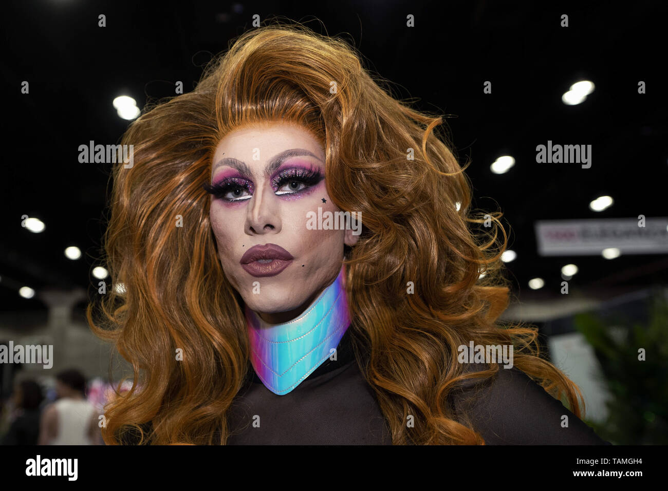 Los Angeles, California, USA. 15th Mar, 2019. Lyra Orion poses for a ...