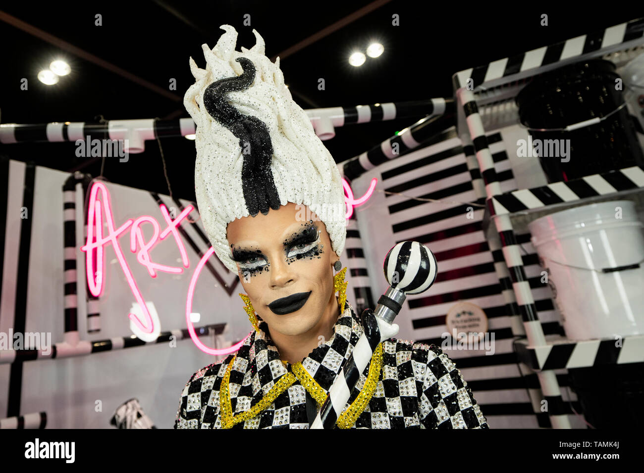 Art Simone poses for a portrait at RuPaul's DragCon LA 2019 at the Los ...