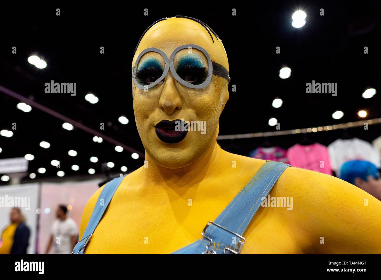 Los Angeles, United States. 26th May, 2019. An attendee seen wearing a ...