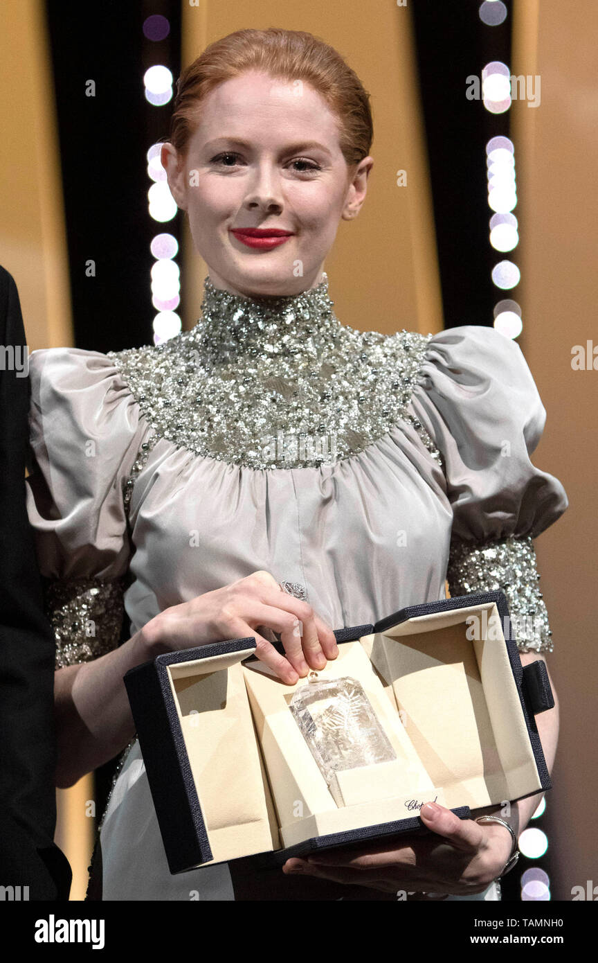 Emily Beecham with the Best Actress award for her role in 'Little Joe ...