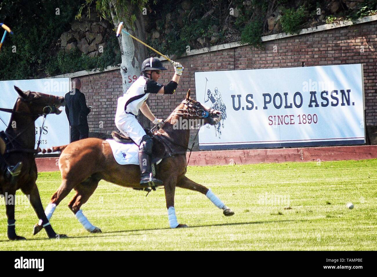 Rome, Prince Harry at the Roma Polo Club plays the Sentebale Isps Handa ...