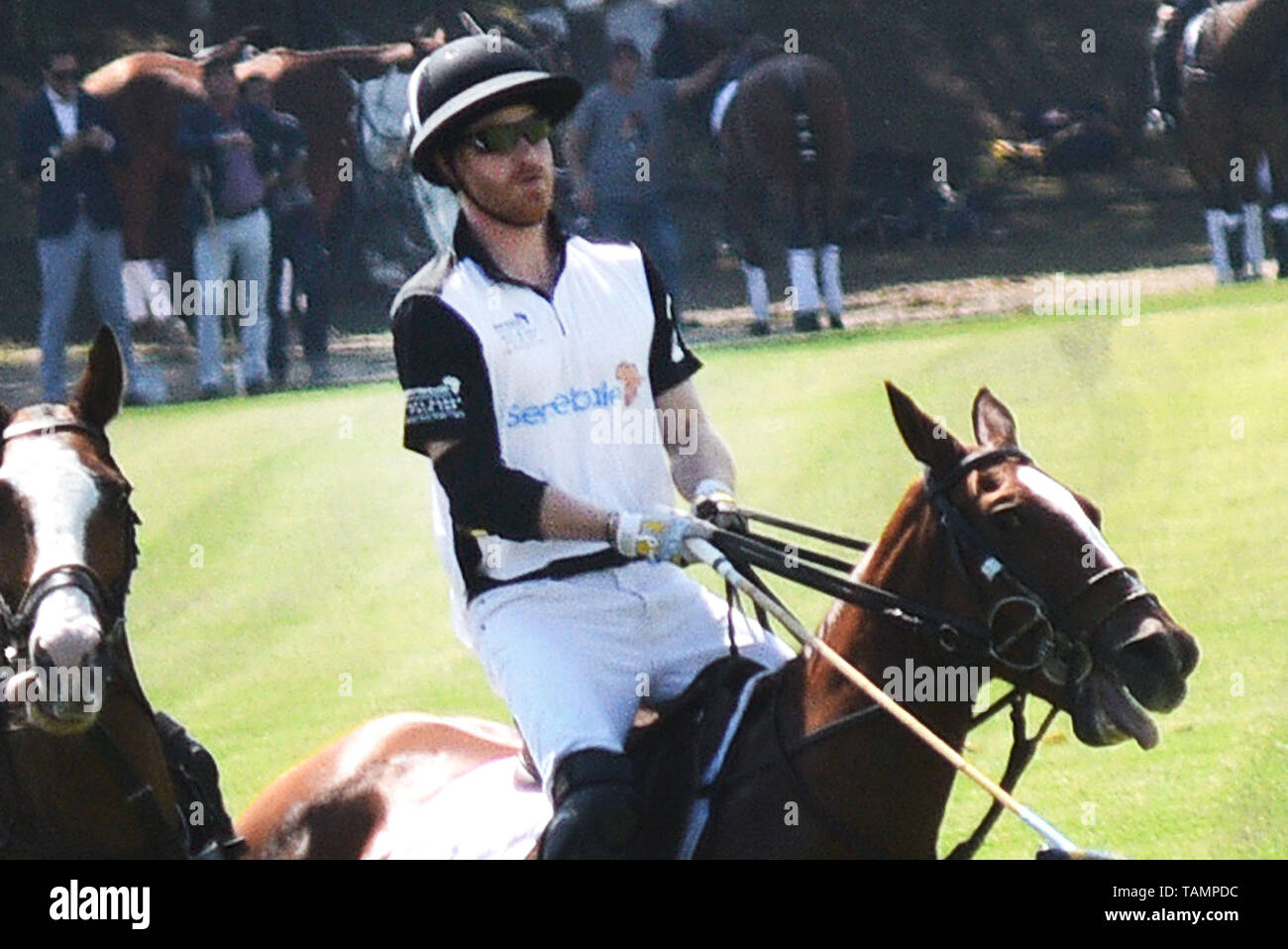 Rome, Prince Harry at the Roma Polo Club plays the Sentebale Isps Handa ...