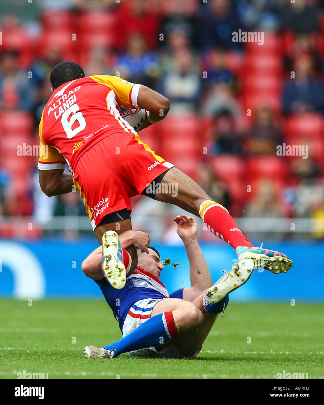 Anfield, Liverpool, UK. 25th May, 2019. Rugby League Dacia Magic ...