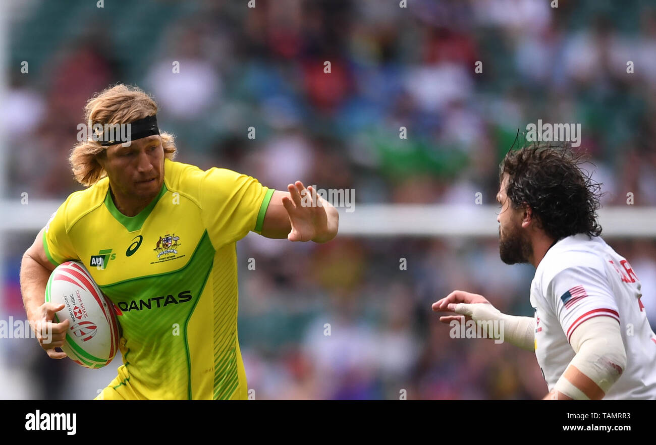 25th May 2019,Twickenham, London, England; HSBC World Rugby Sevens ...