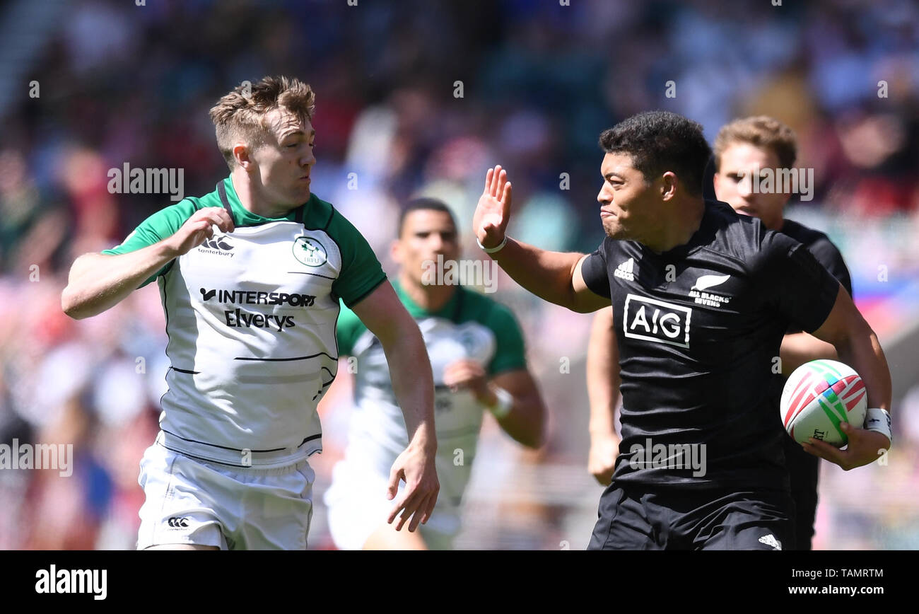 25th May 2019,Twickenham, London, England; HSBC World Rugby Sevens ...