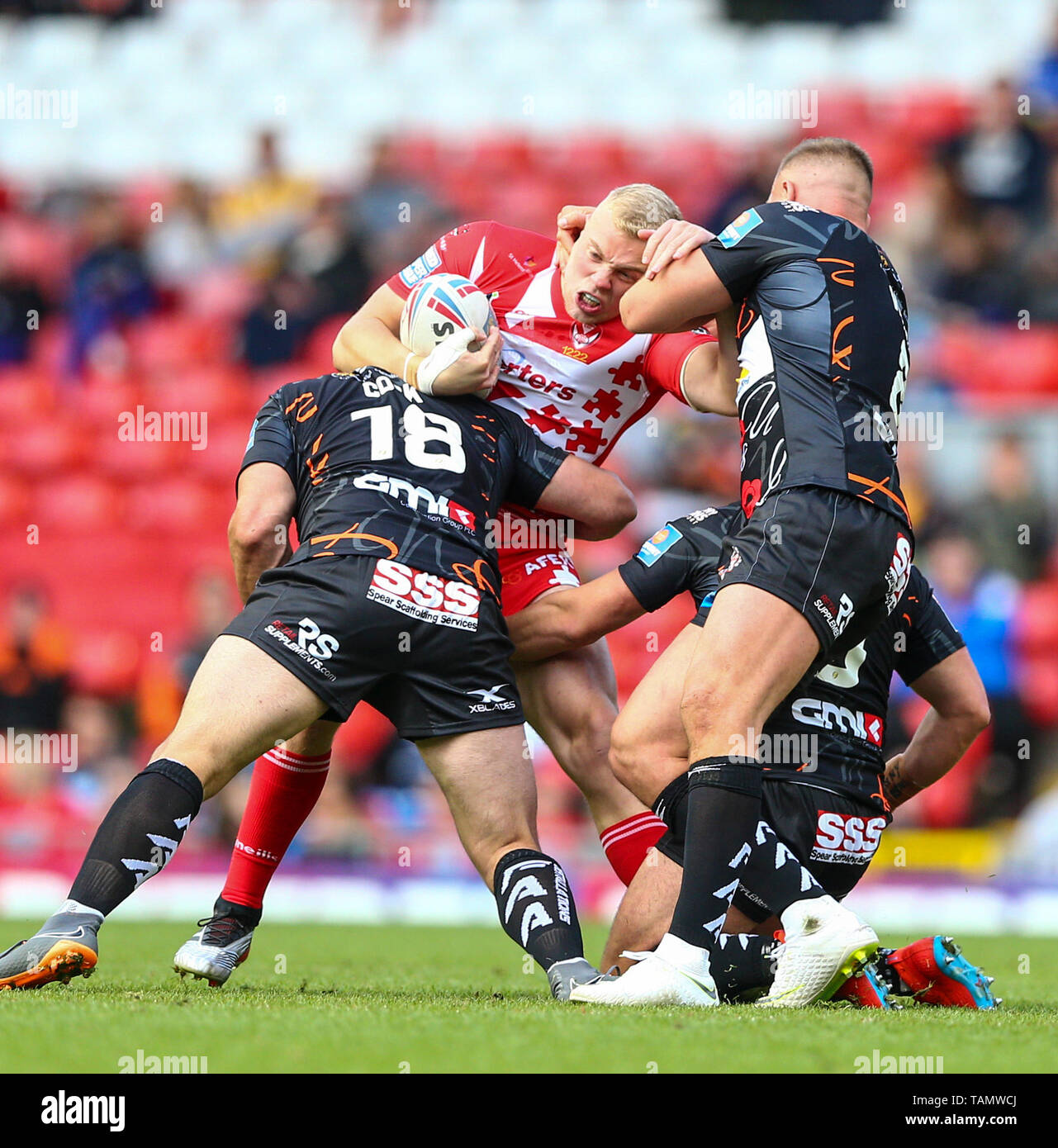Anfield, Liverpool, UK. 26th May, 2019. Rugby League Dacia Magic ...