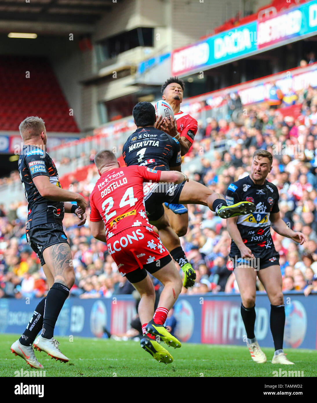Anfield, Liverpool, UK. 26th May, 2019. Rugby League Dacia Magic ...