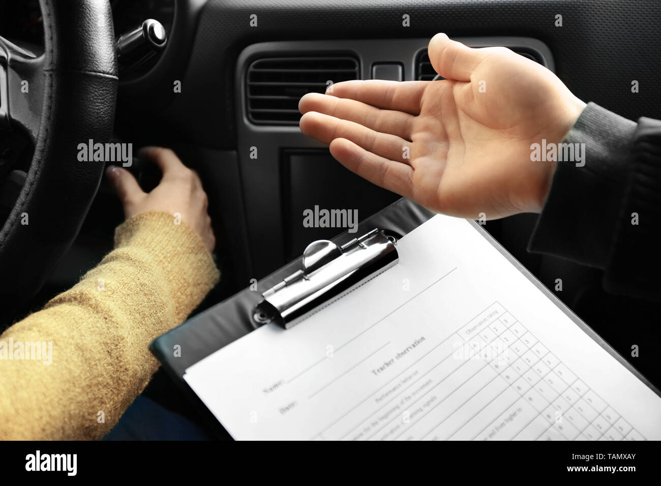 Male passing driving test hi-res stock photography and images - Alamy