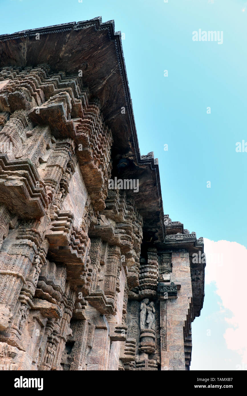 Konark Sun Temple in Odisha, India. Ancient Konark Sun Temple. This ...