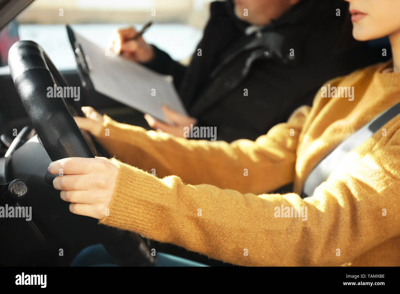 Male passing driving test hi-res stock photography and images - Alamy