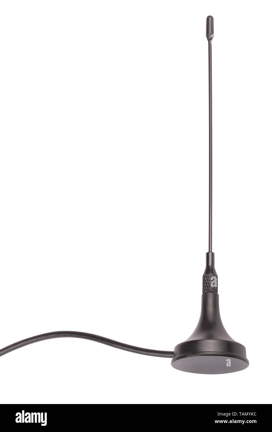 Black Antenna Isolated Stock Photo - Alamy