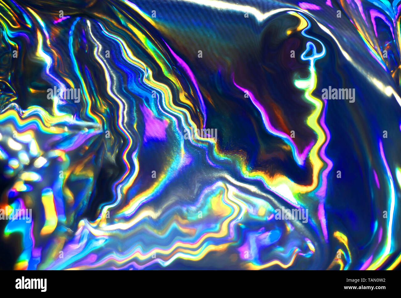 Holographic iridescent abstract blurred surface. Holographic gradient ...