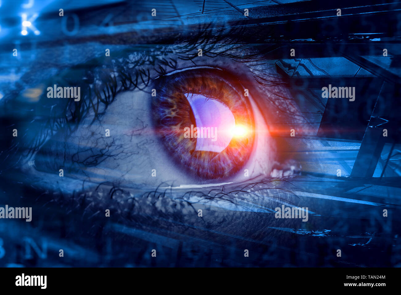 Tech eye hi-res stock photography and images - Alamy