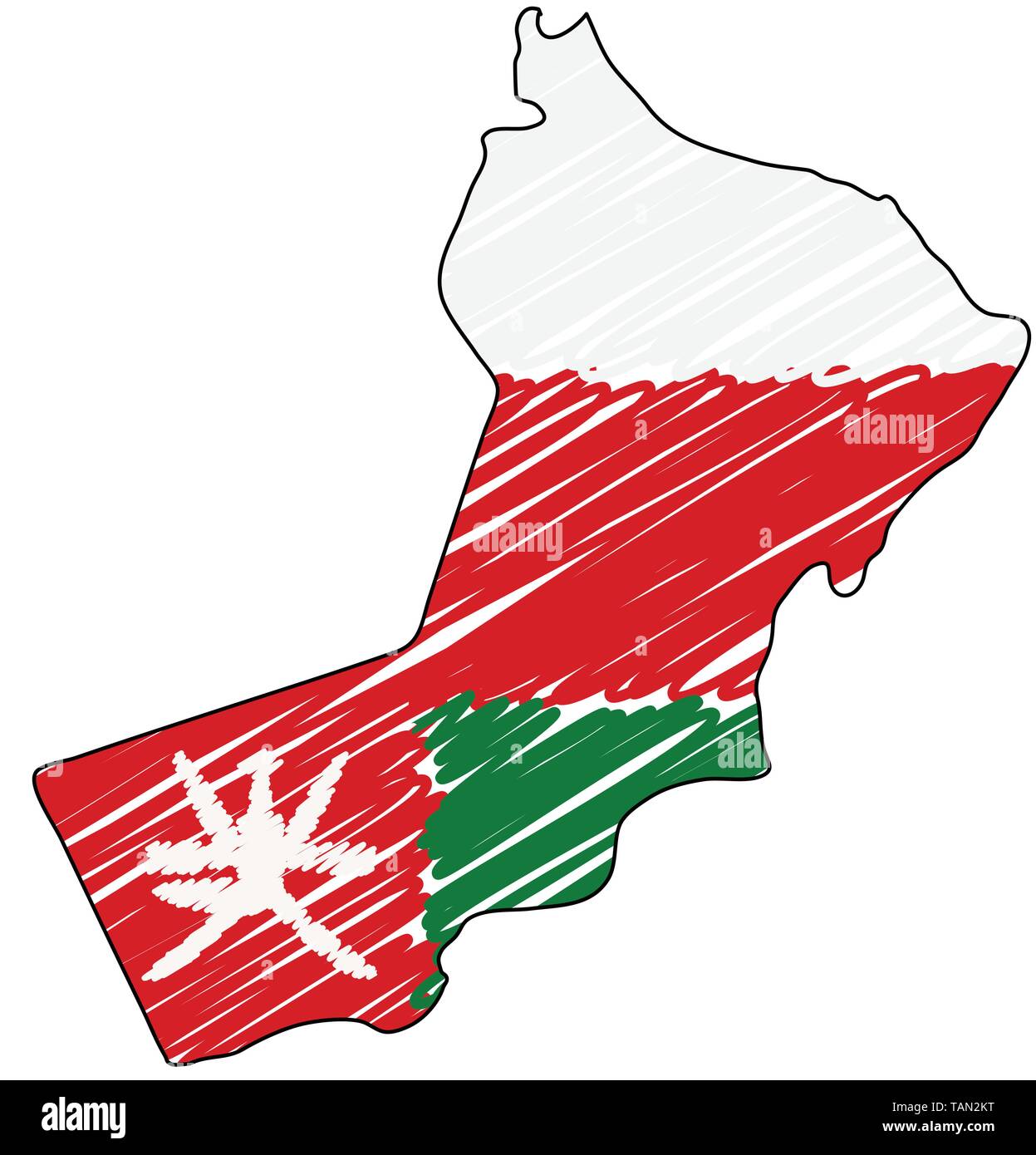 Oman map hi-res stock photography and images - Alamy