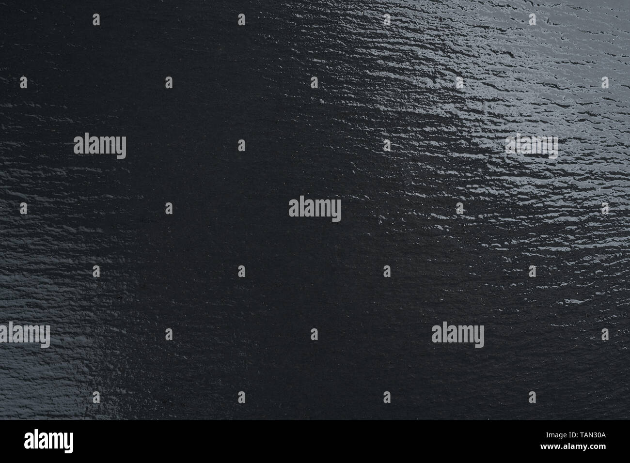 Dark black stone slate plate background Stock Photo - Alamy