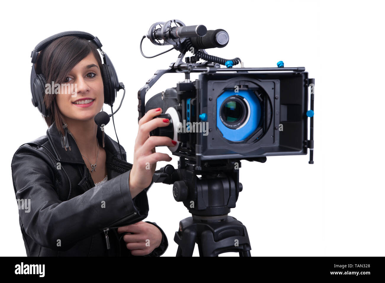 Camerawoman and studio hi-res stock photography and images - Alamy