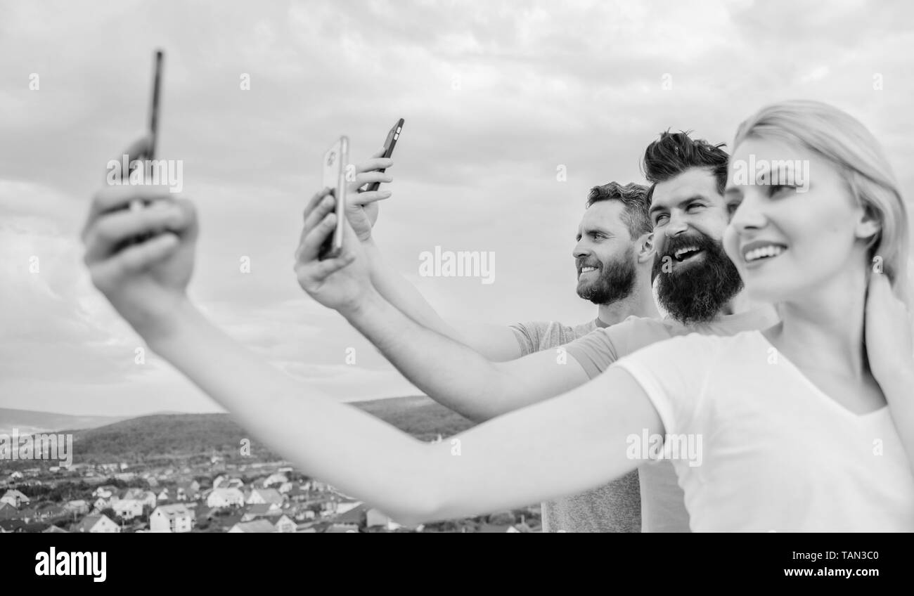 Take friends Black and White Stock Photos & Images - Alamy