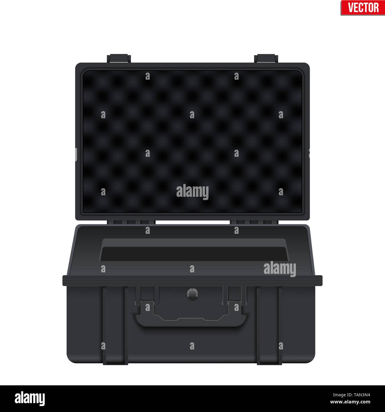 Suitcase opened Stock Vector Images - Alamy