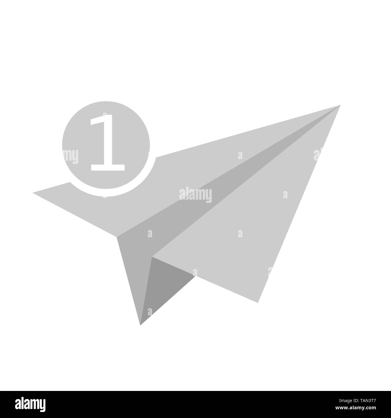 Paper fold and envelope Black and White Stock Photos & Images - Alamy