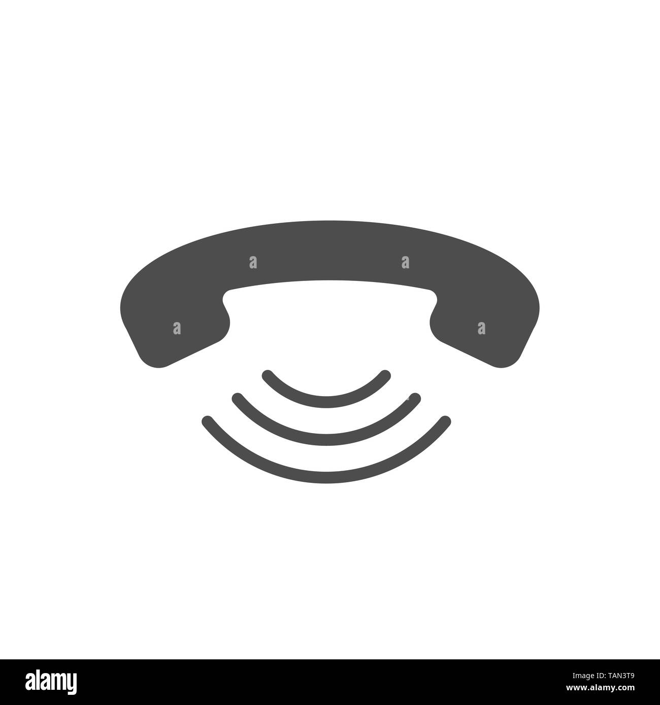 Phone icon. Ringing phone icon, call center sign Vector illustration ...