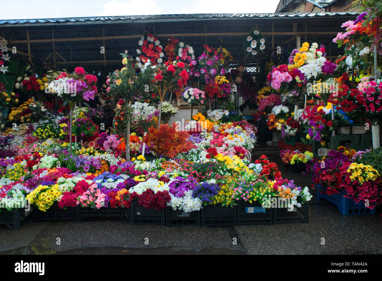 Central Market, Riga, Latvia in the rain Stock Photo - Alamy