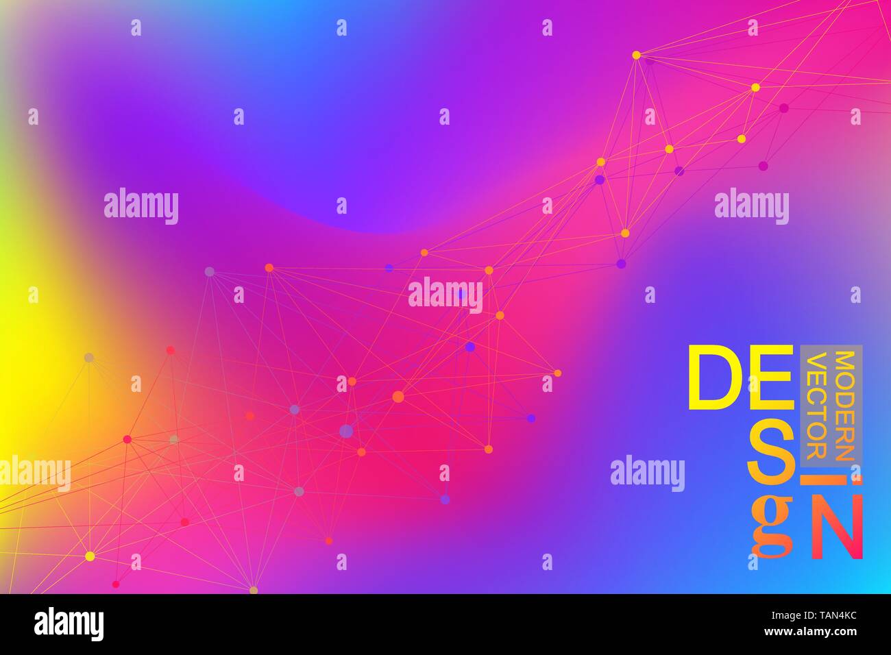 Colorful geometric abstract background fluid liquid wavy gradient flowing dynamic shapes. Modern ...