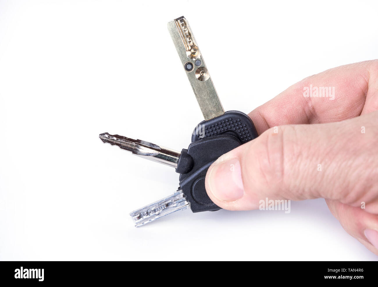Special keys for property protection. Safety lock concept Stock Photo ...