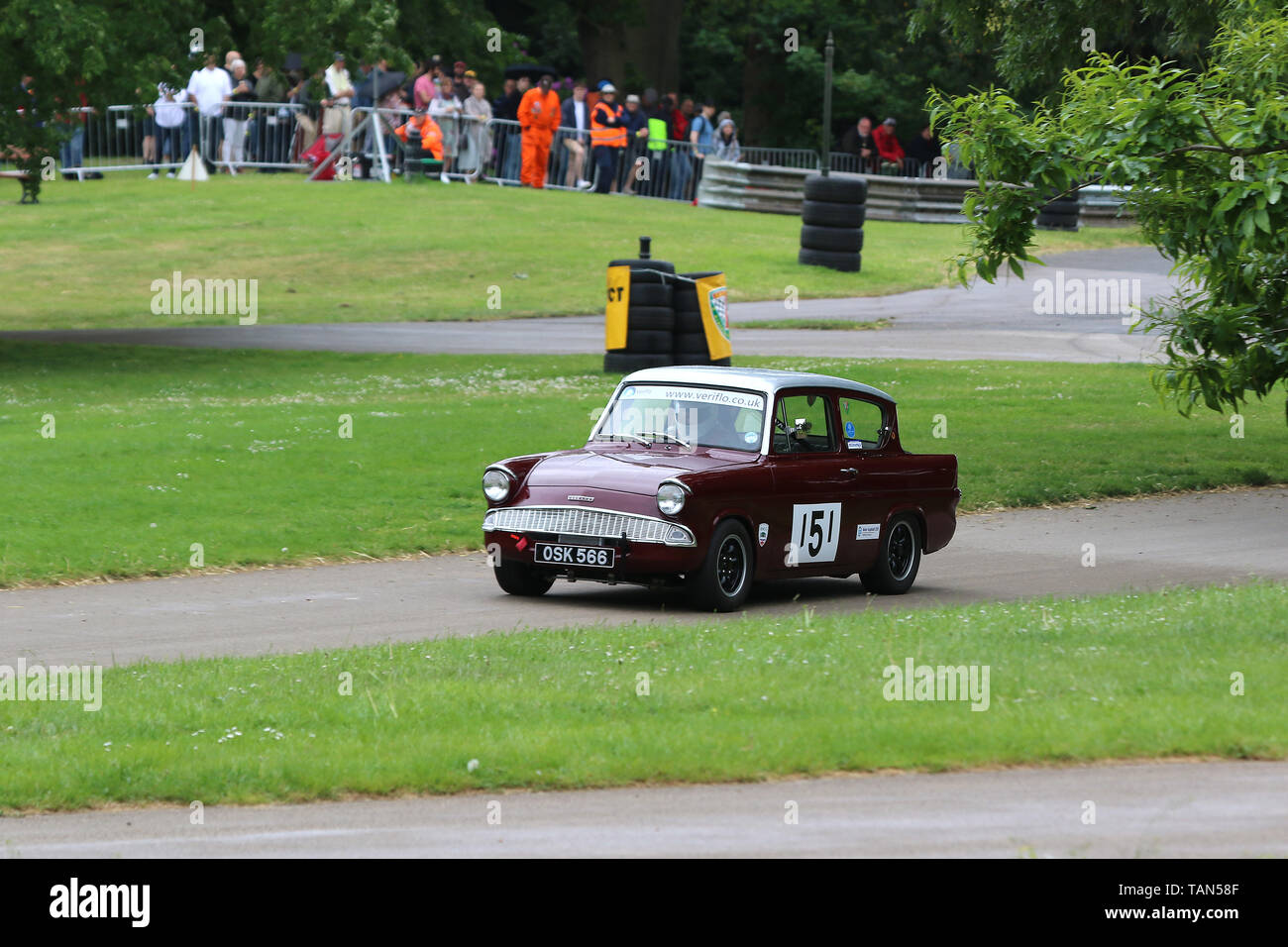 Ford Anglia 105e Deluxe, Motorsport at the Palace, Crystal Palace Race ...