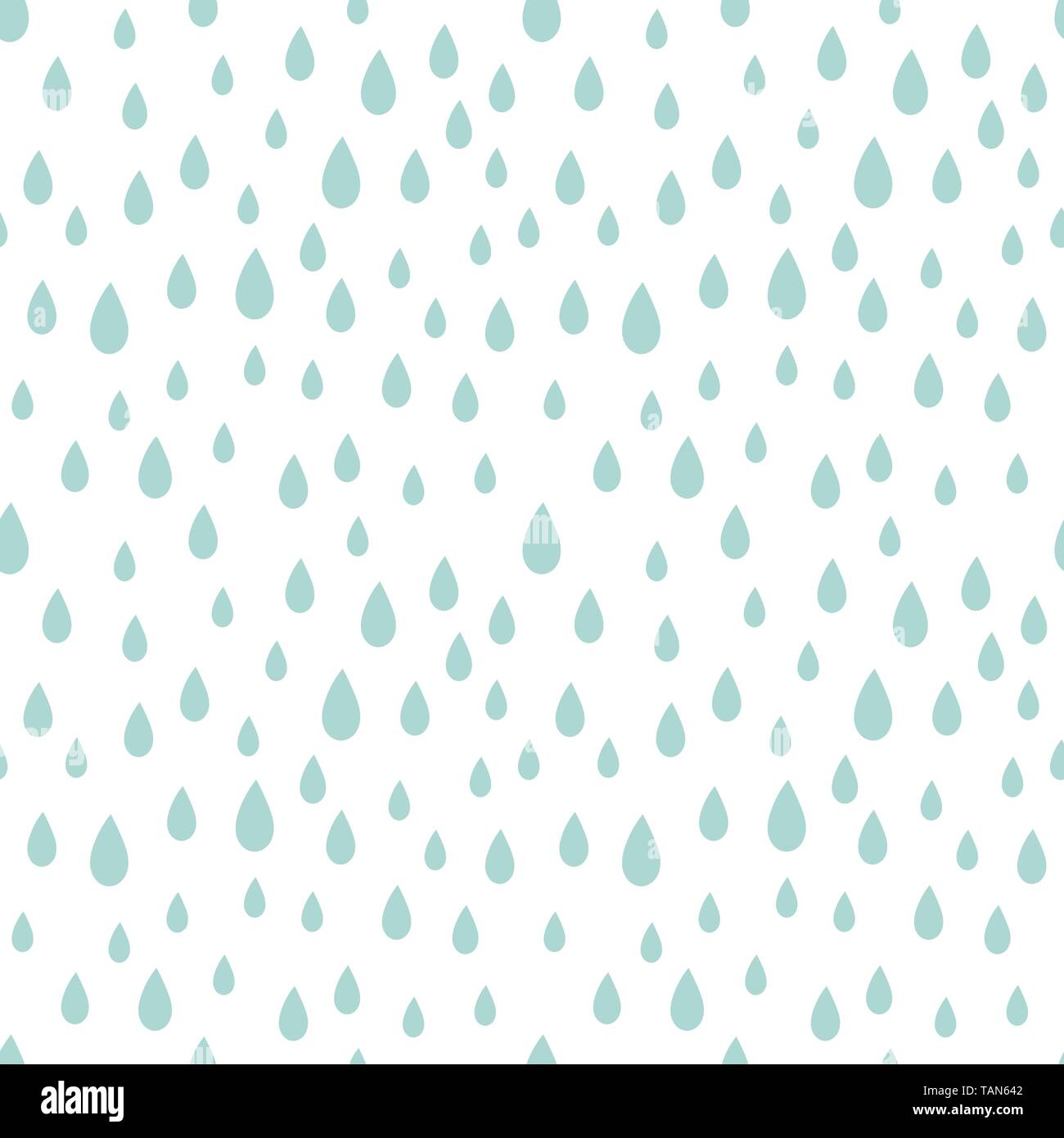Rain drops seamless pattern. Vector illustration Stock Vector Image ...