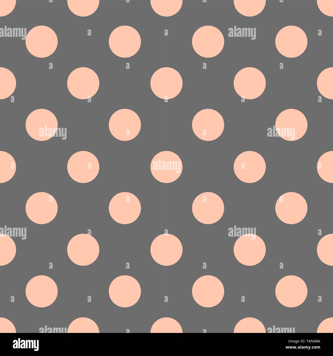 Polka dots pink seamless pattern. Vector illustration Stock Vector ...