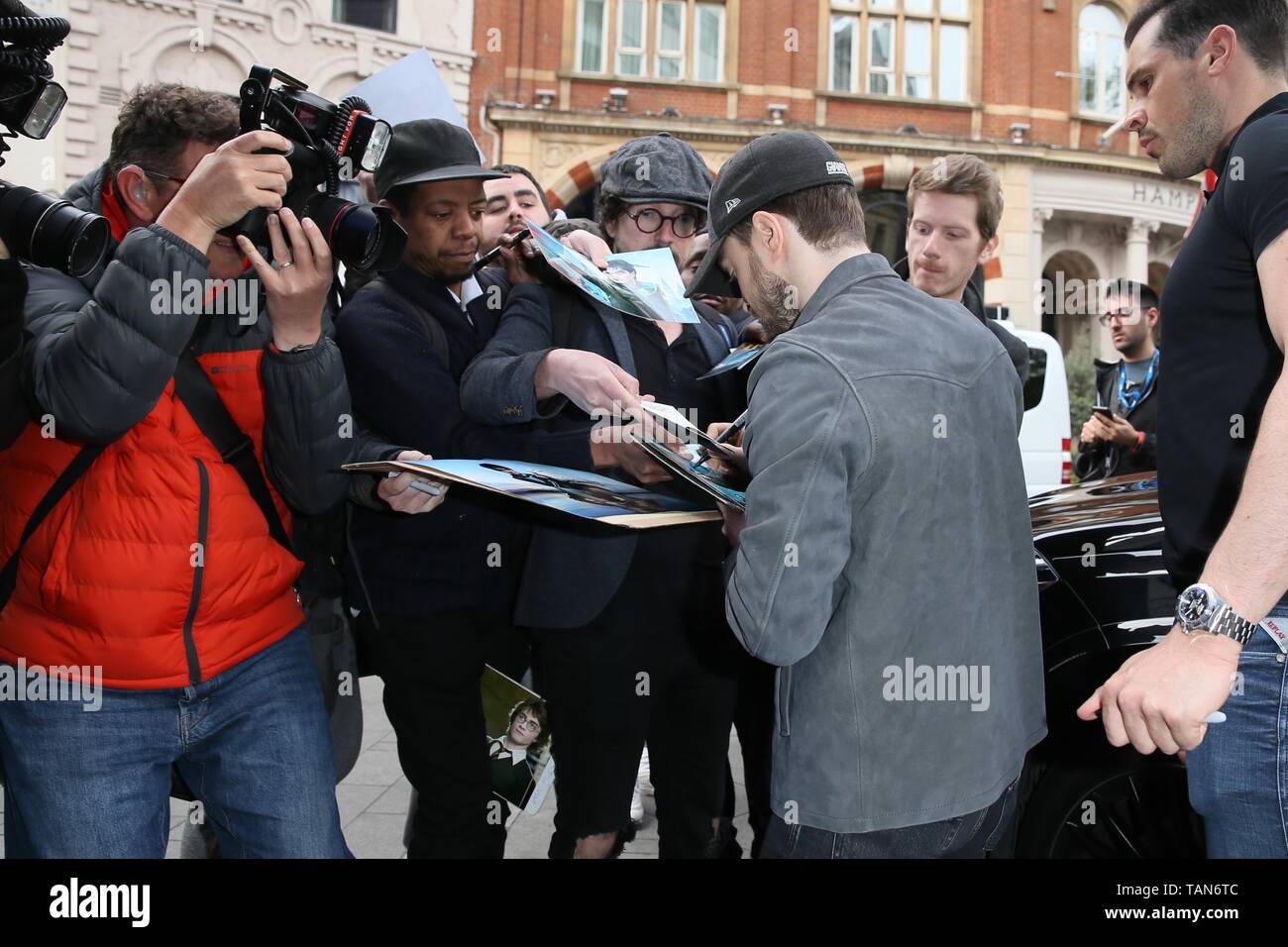 Daniel Radcliffe seen arriving at Global studios Featuring: Daniel ...