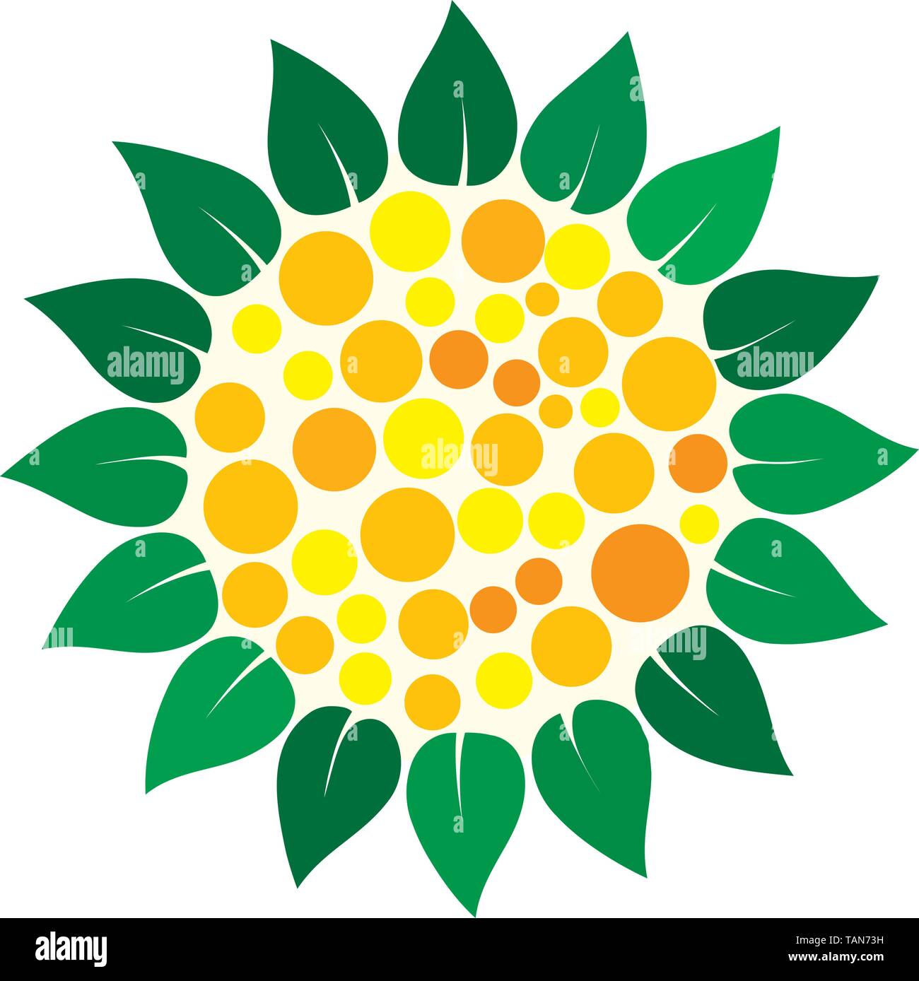 Simple sunflower hi-res stock photography and images - Alamy