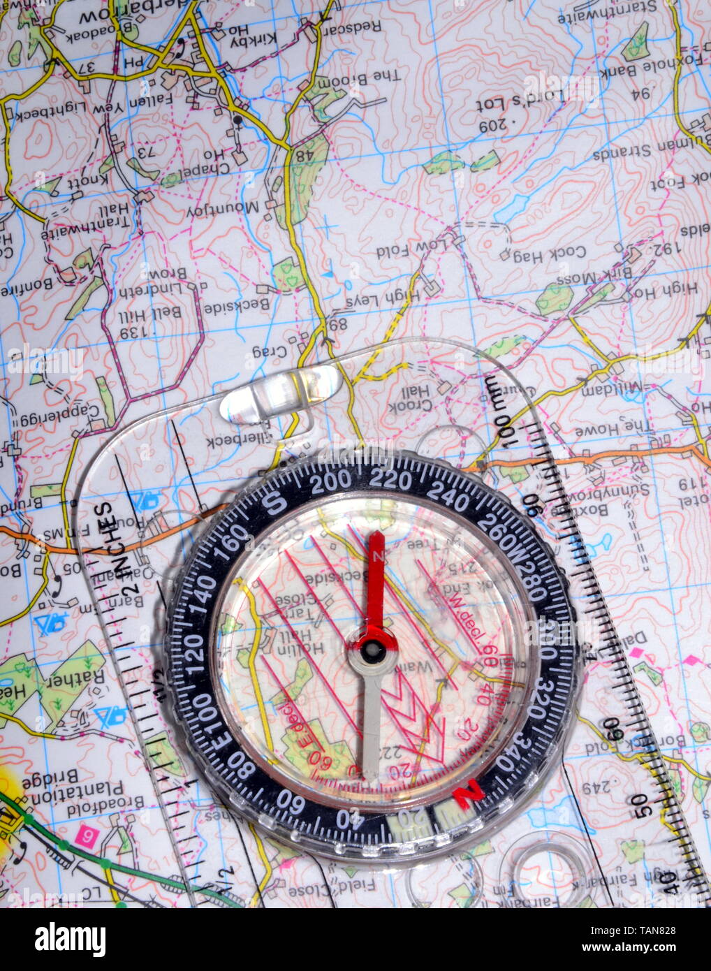 Orienteering map hi-res stock photography and images - Alamy