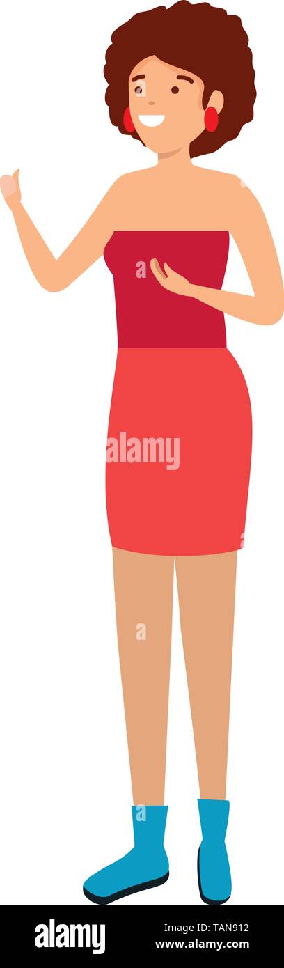 beautiful circus woman character vector illustration Stock Vector Image ...